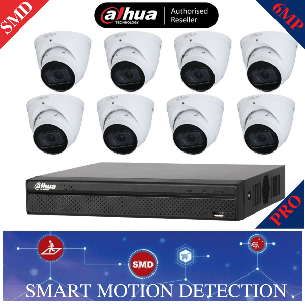 CCTV Surveillance Kits with 8 Cameras