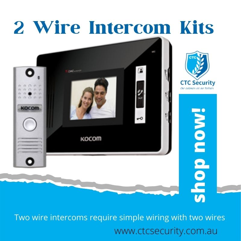 2 Wire Intercom Kits- Simple Wiring