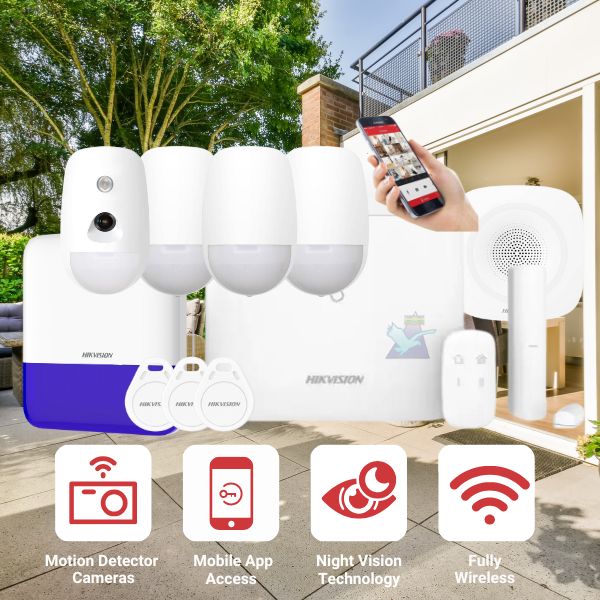 Wireless Alarm System Hikvision AX Pro with Smartphone App