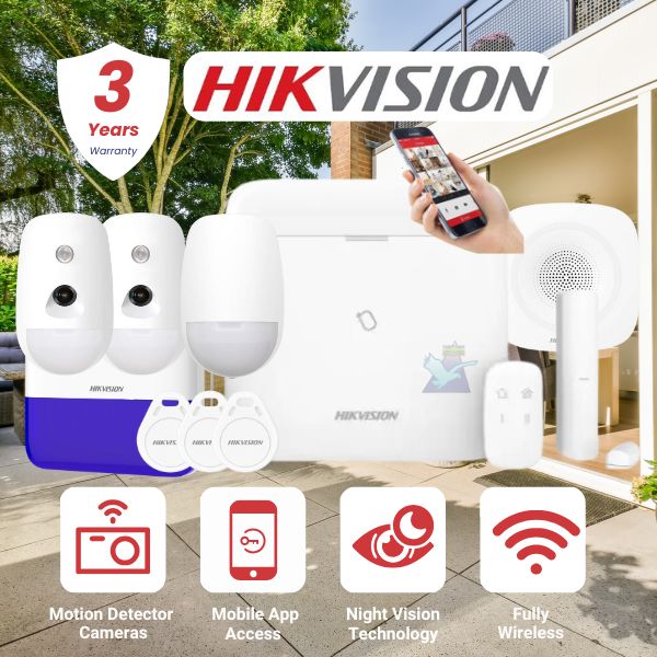 Wireless Alarm System Hikvision AX Pro with Smartphone App