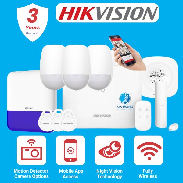 Wireless Alarm System Hikvision AX Pro with Smartphone App