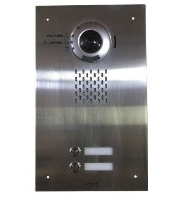 Aiphone Intercom IP 2 Button Video Door Station With Mechanical Button