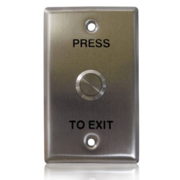 Smart Large Press-to-Exit Flush Button Switch, All Stainless Steel ...
