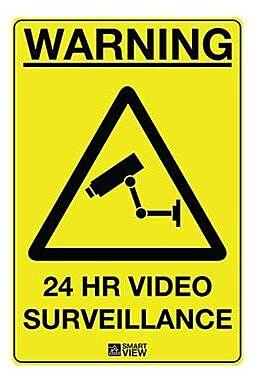 CCTV Warning Sign Large