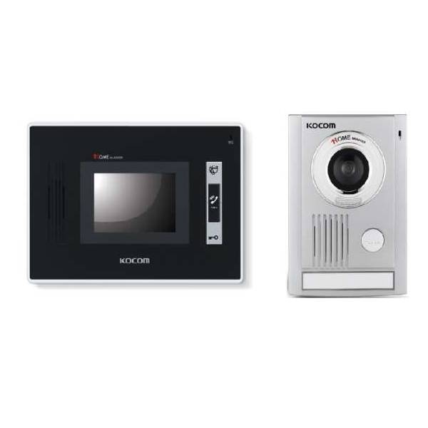 Kocom Intercom 3.5" Screen, Large Door Station, 4 wire Intercom