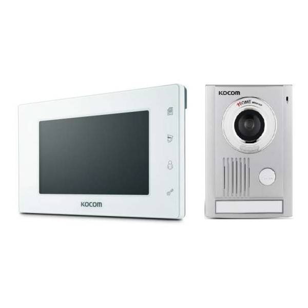 Kocom Video Intercom Kit with Ultra Slim Monitor, KCV504